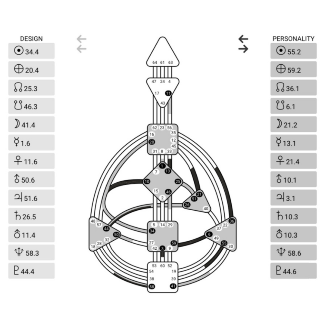 Rihanna's Human Design - Blueprint